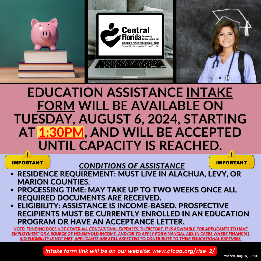 R.I.S.E. Program - Central Florida Community Action Agency, Inc.